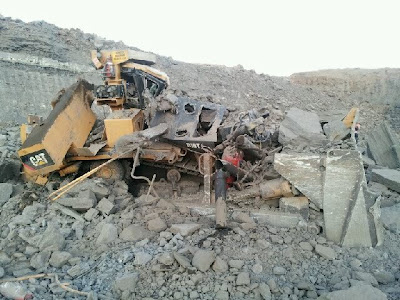 Mining Mayhem: Saraji Blast Damage