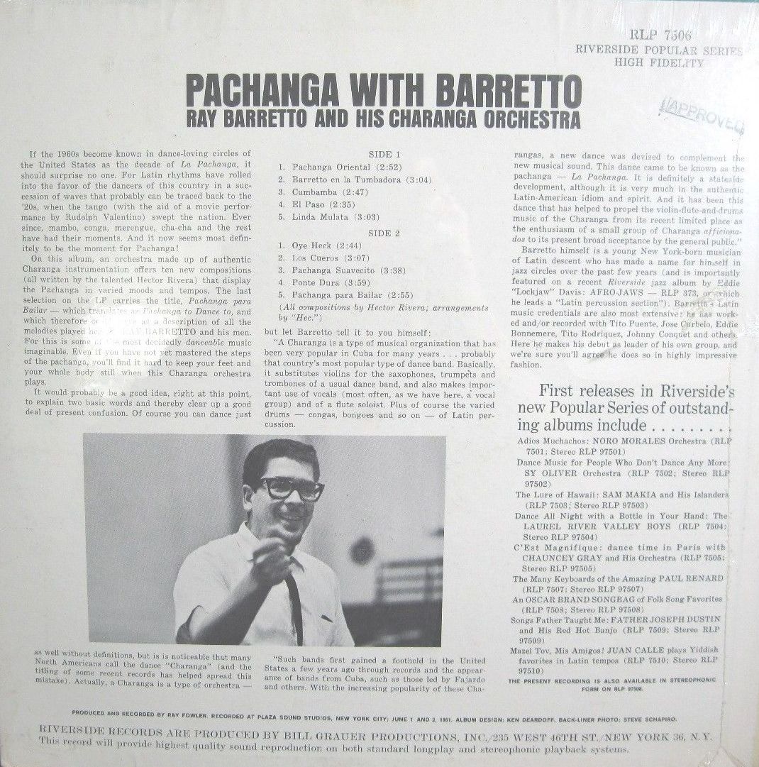 EL PUNTO SALSERO: RAY BARRETO Y SU ORQ