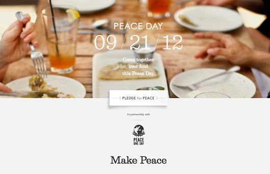 If It's Hip, It's Here (Archives): Promoting Peace Through Food. The ...