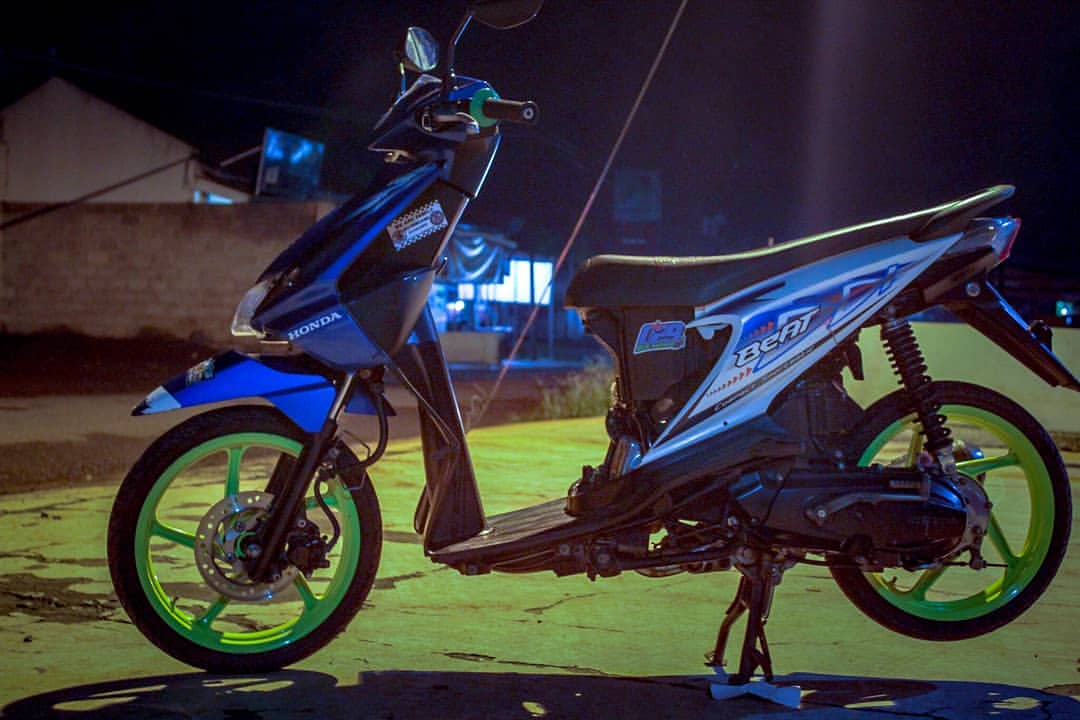 80 Foto Modifikasi Motor Beat Karbu Simple & Extream