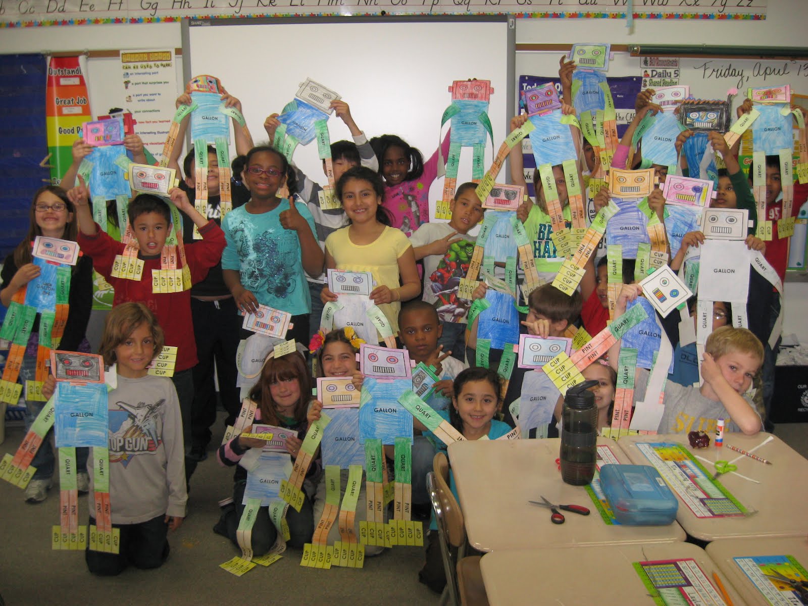 Mrs. Bretz's Second Grade Blog: Gallon-bots