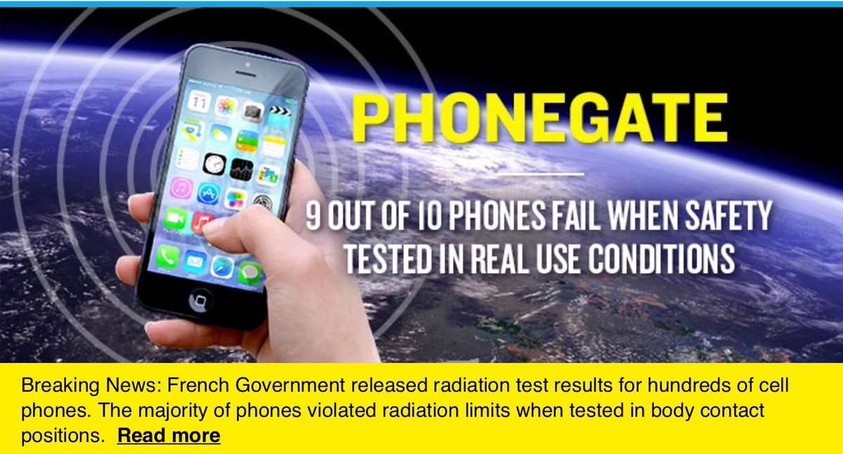 Towards Better Health: “PhoneGate:” French Study Finds 9 of 10 Cell ...