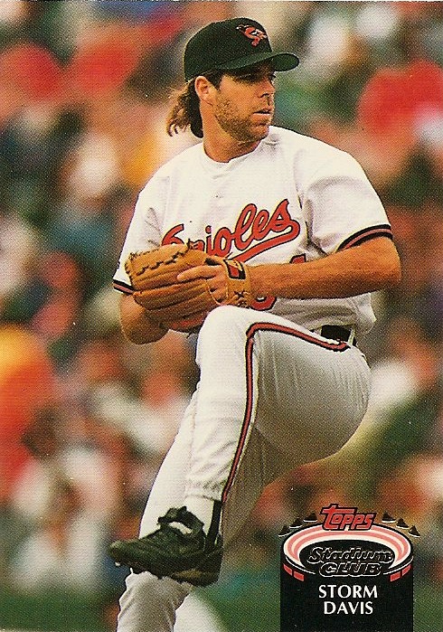 Orioles Card "O" the Day: Storm Davis, 1992 Stadium Club #728