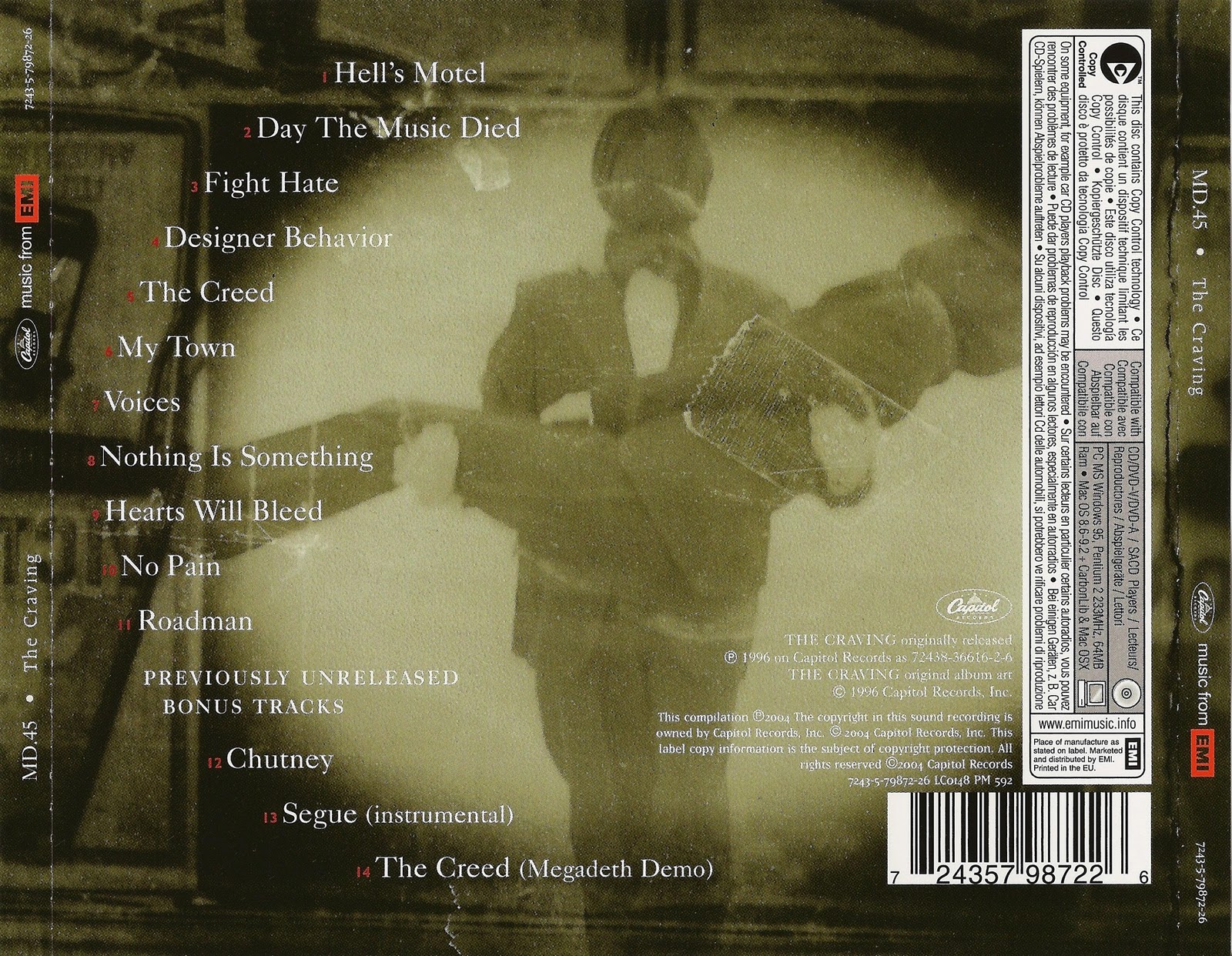 Metal4us: MD.45 - The Craving (1996) [Remasterizado]