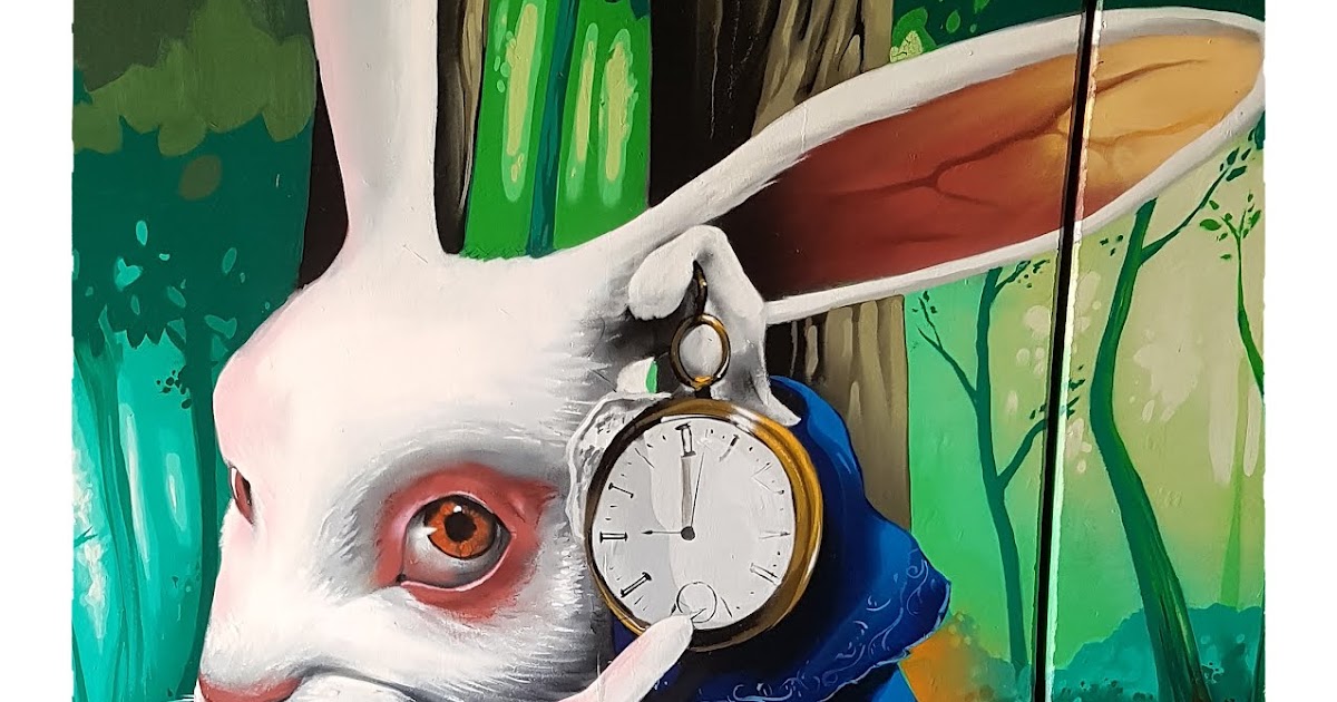 A picture a day: White Rabbit. Alice follows him down the rabbit hole ...