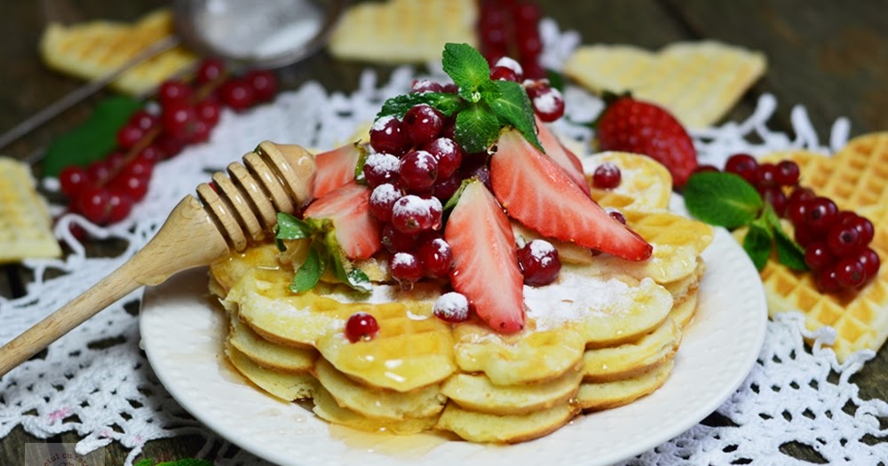 Waffles, reteta de baza - CAIETUL CU RETETE