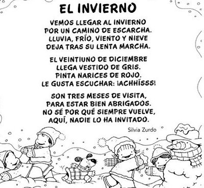 Trabajando en Educación Infantil: 10 poesías sobre el invierno