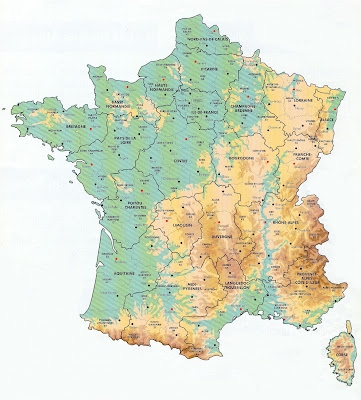 france: Map of France Geography Pictures