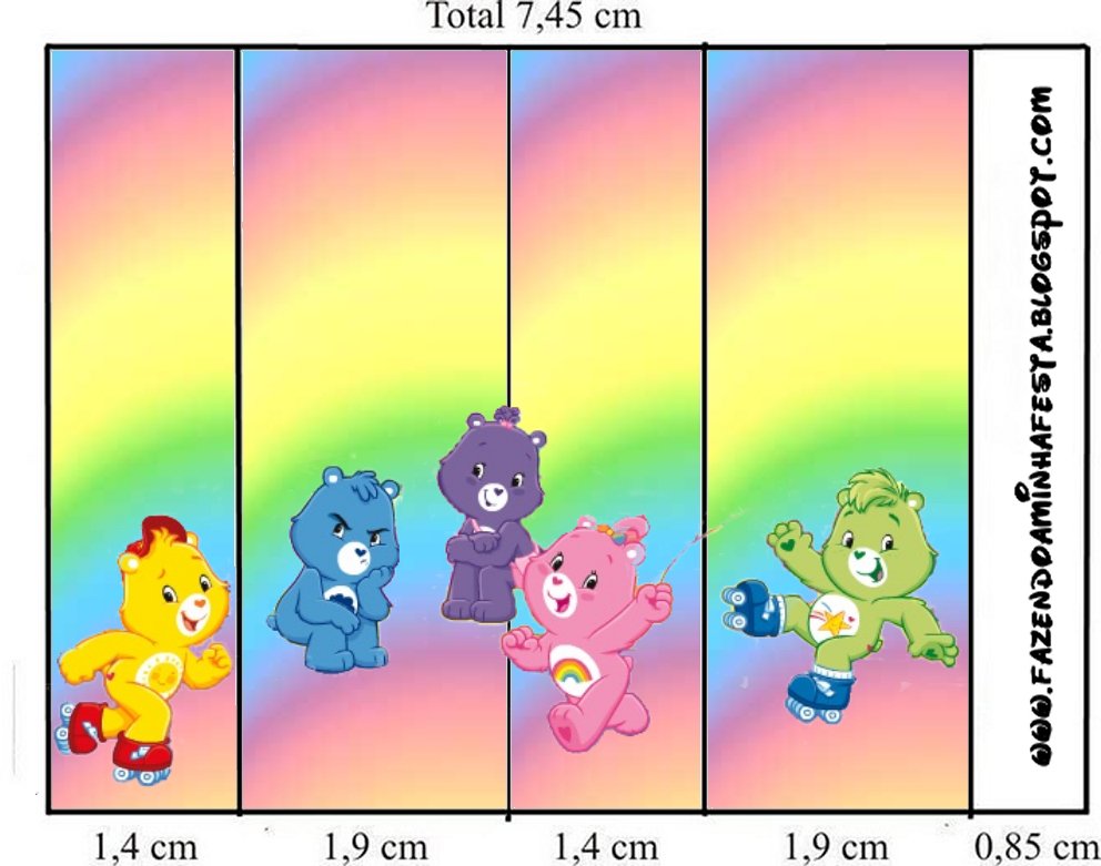 Care Bears Party: Free Printable Candy Bar Labels. - Oh My Fiesta! in ...
