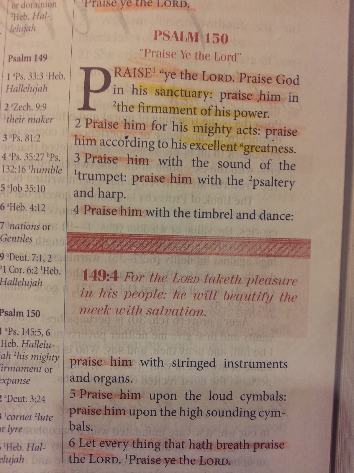 The Talbert Report: Psalm 150