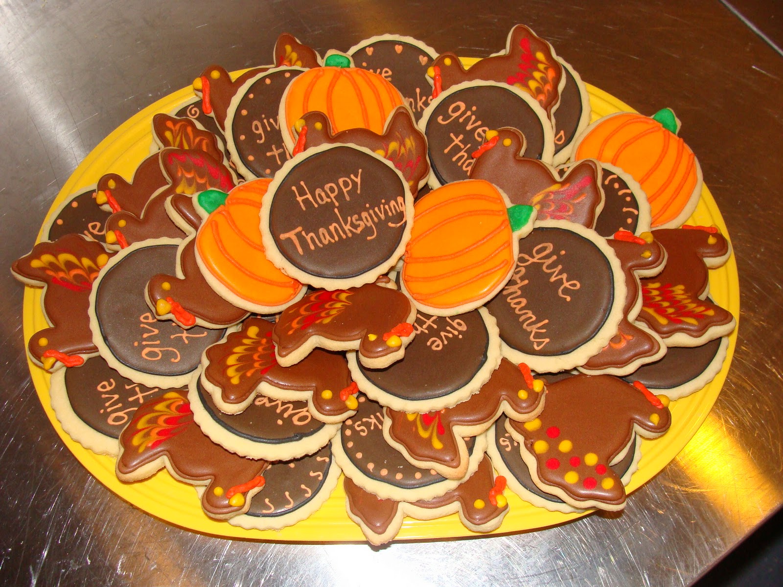 Door County Custom Cakes and Cookies: Thanksgiving Cookies