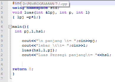 Fungsi dalam C++ ~ Agustin - Blog