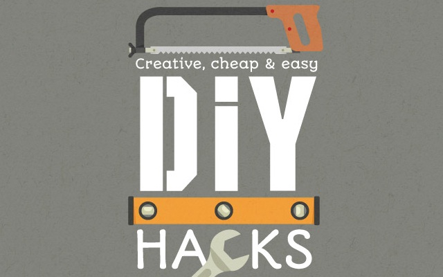 Creative, Cheap and Easy DIY Hacks #infographic - Visualistan