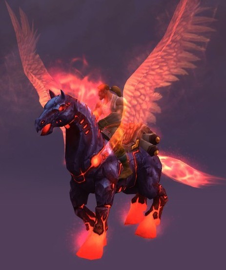 online game: Dazzling Pegasus Mounts in WOW Patch 5.3