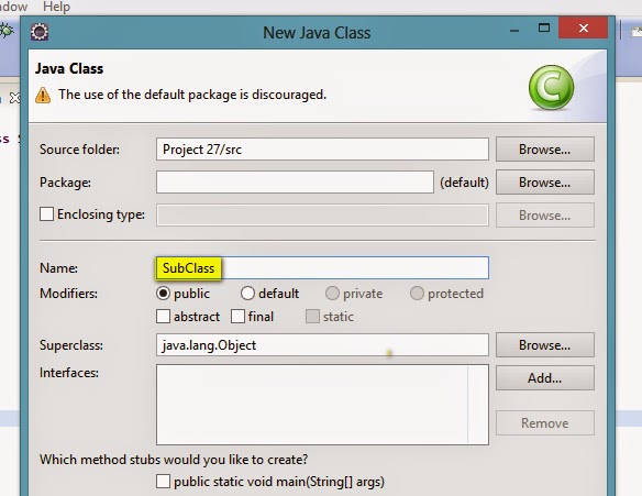 Selenium-By-Arun: 194. Creating a sub class using Eclipse IDE options Selenium-By-Arun: 194. Creating a sub class using Eclipse IDE options