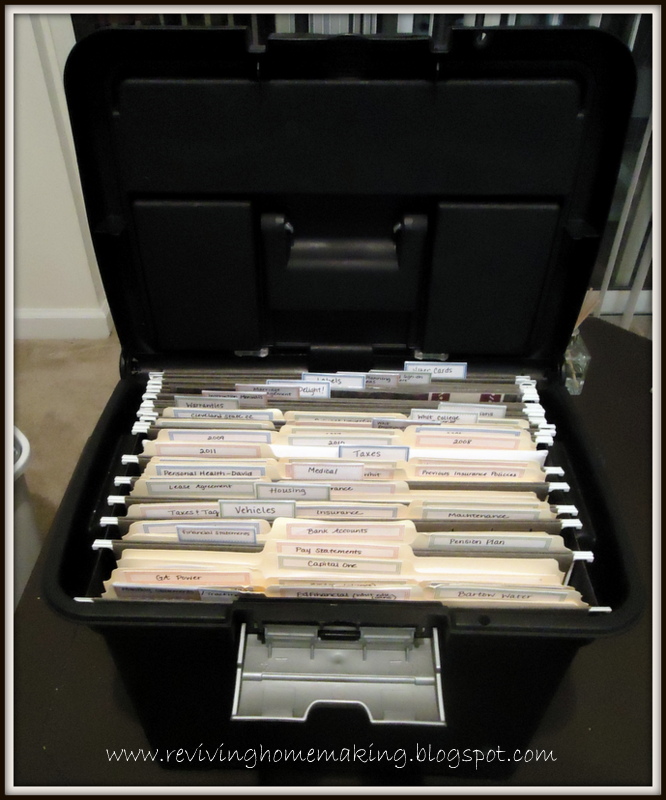 Reviving Homemaking: Home Organization- Controlling the Paper Clutter