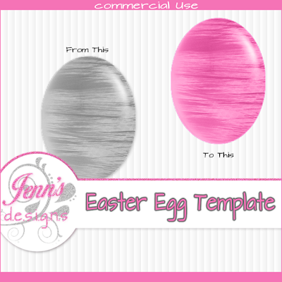 Jenn's Designs: Easter Egg Freebie Template + Example