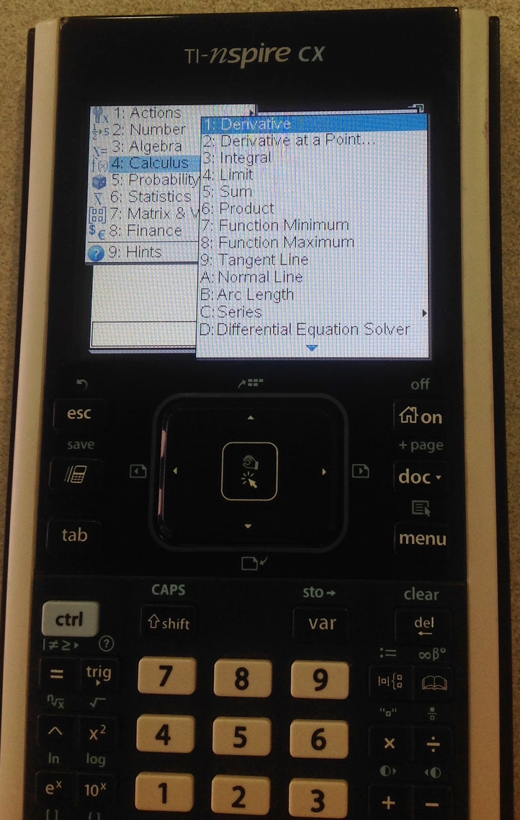 Edward Angelino: Instalar CAS en TI-Nspire CX non CAS