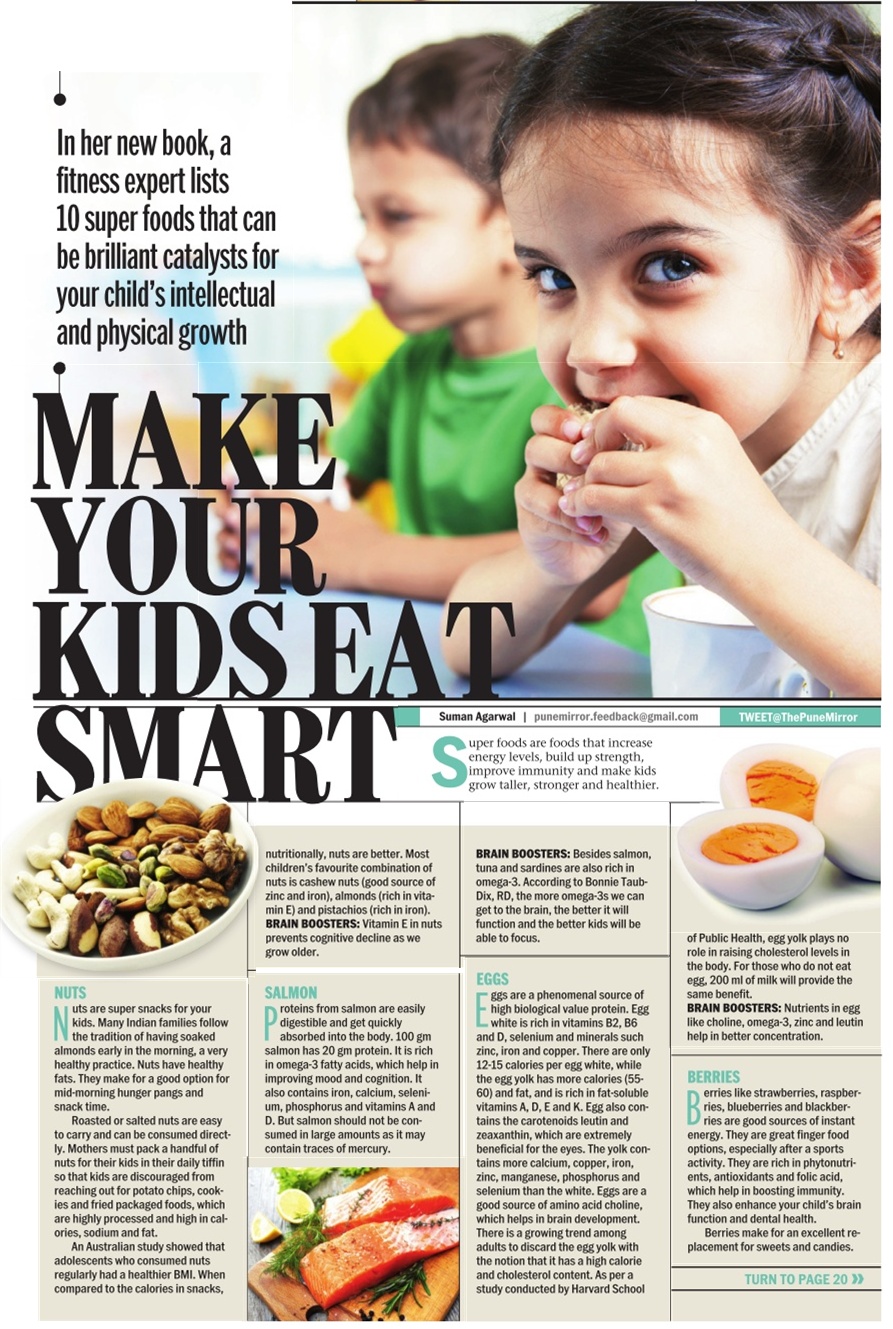 FOOD SAFETY LATEST: MAKE YOUR KIDS EAT SMART