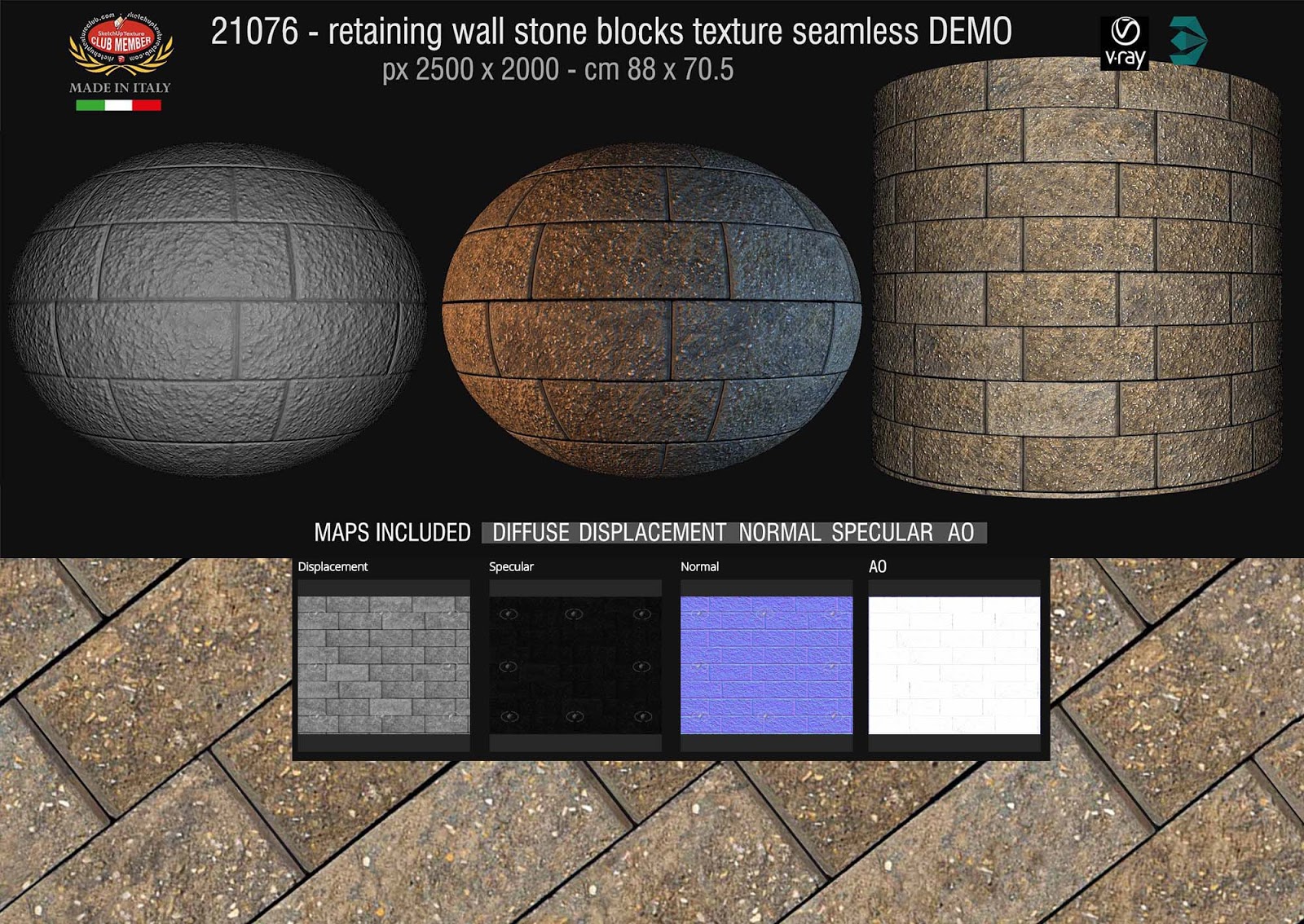 New excellent Retaining Walls stone seamless textures and maps