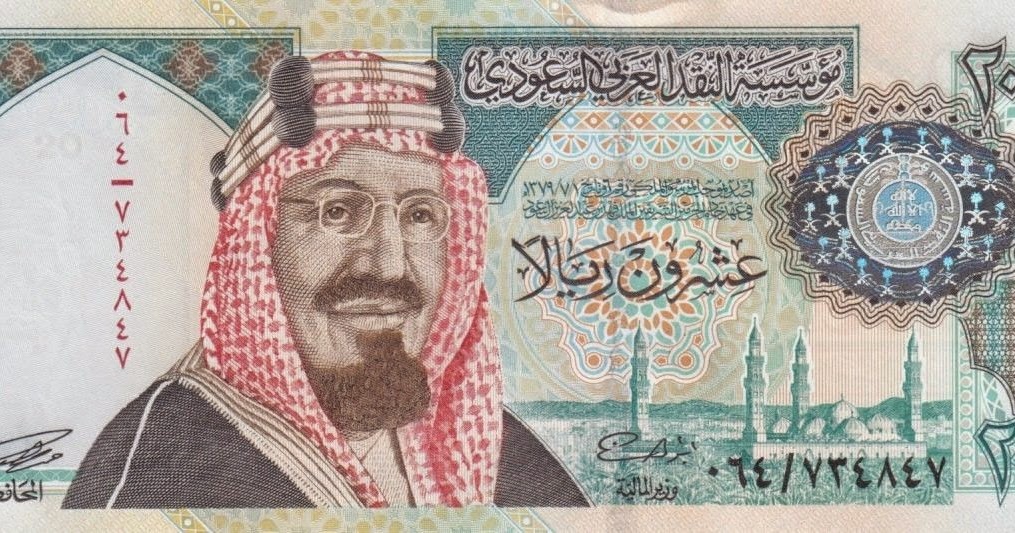 20 Saudi Riyals Note 1999|World Banknotes & Coins Pictures | Old Money ...
