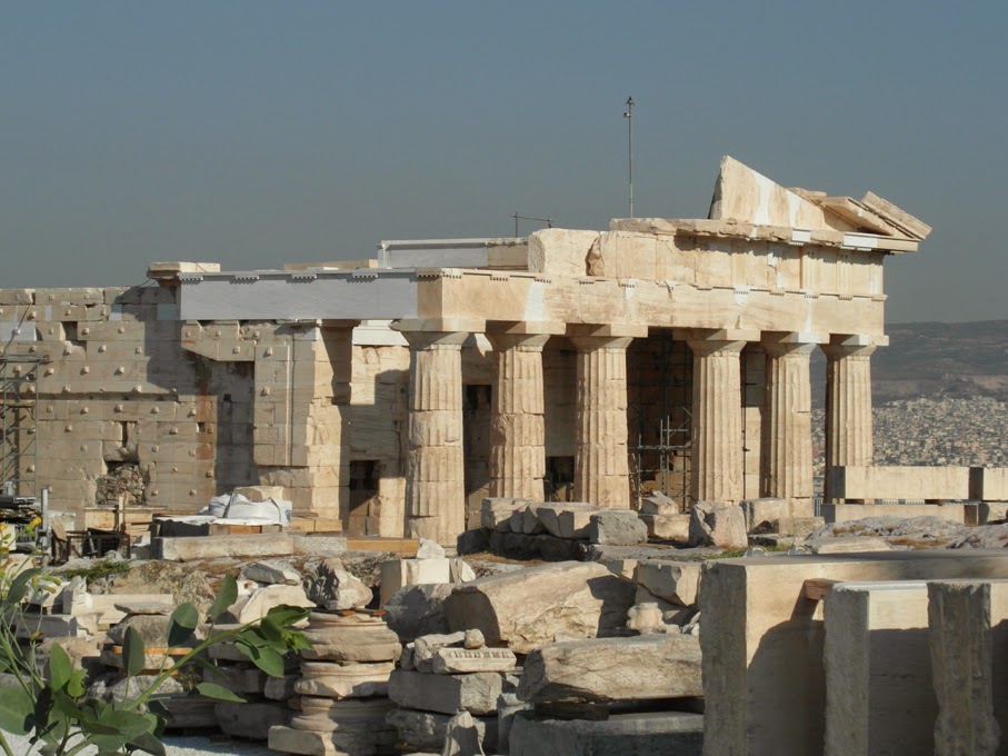 CASCOTES: 225. PARTENON, PROPILEOS Y ACROPOLIS TODA. ATENAS, GRECIA.