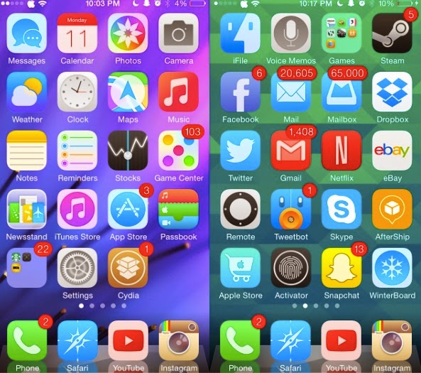 Taig Jailbreak: Top 10 WinterBoard Themes for iOS 8