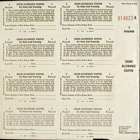 Rationing during WWII