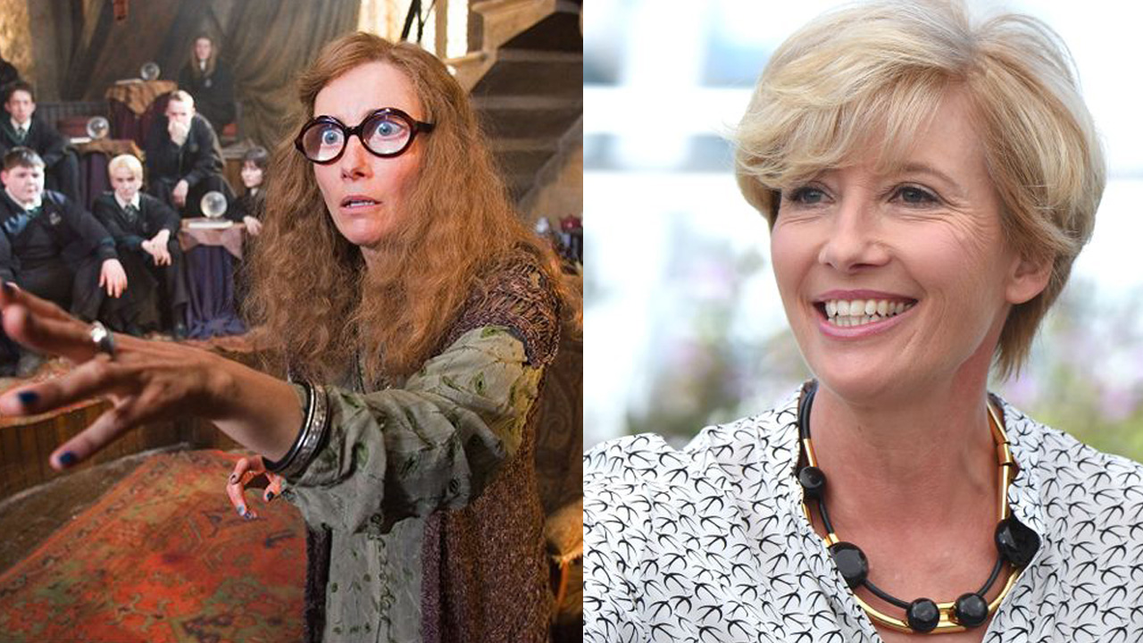 As mulheres mágicas de Harry Potter com e sem fantasias