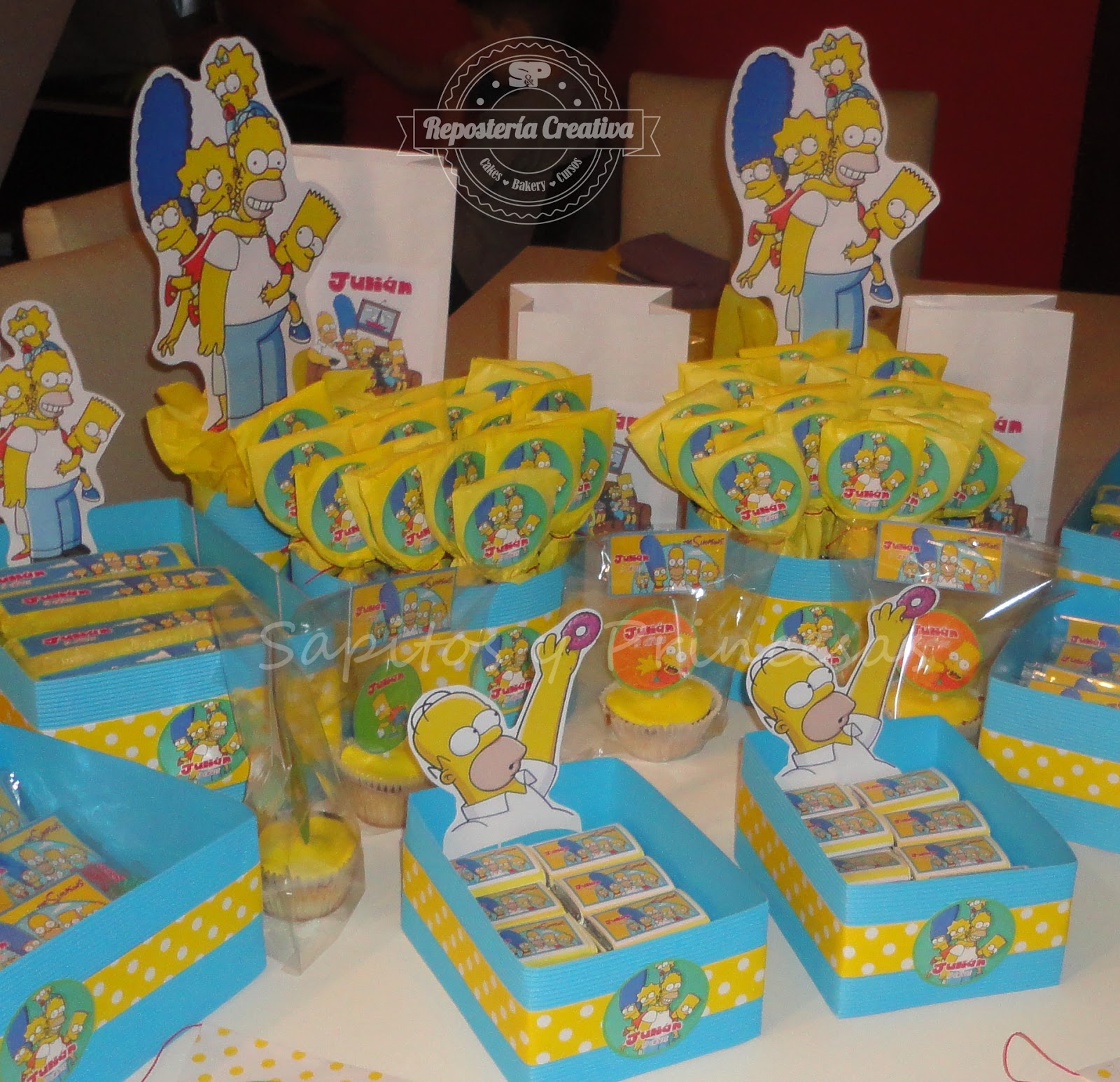 Candy Bar sapitos y princesas: Candy SIMPSONS