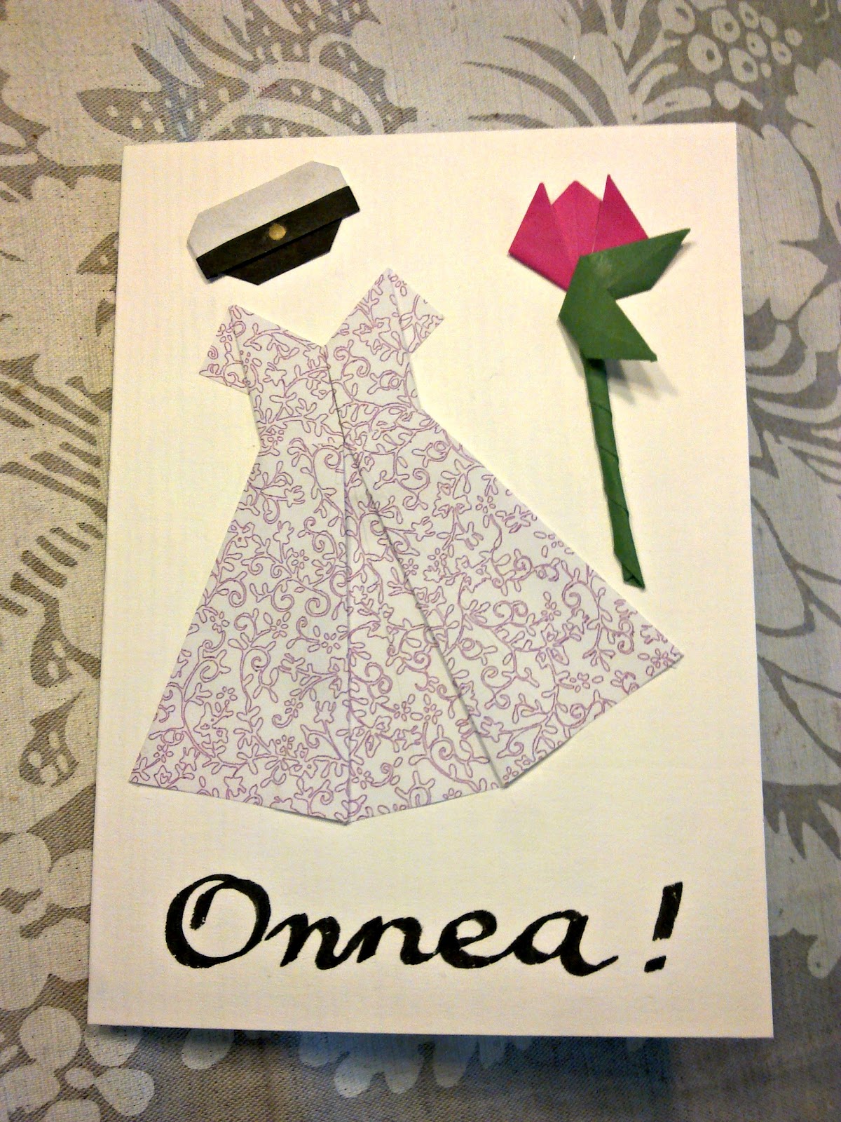 tuuma&toimi: Origamikortteja - Origami Cards