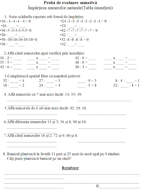 EDUCATIA CONTEAZA : CLASA a III - a