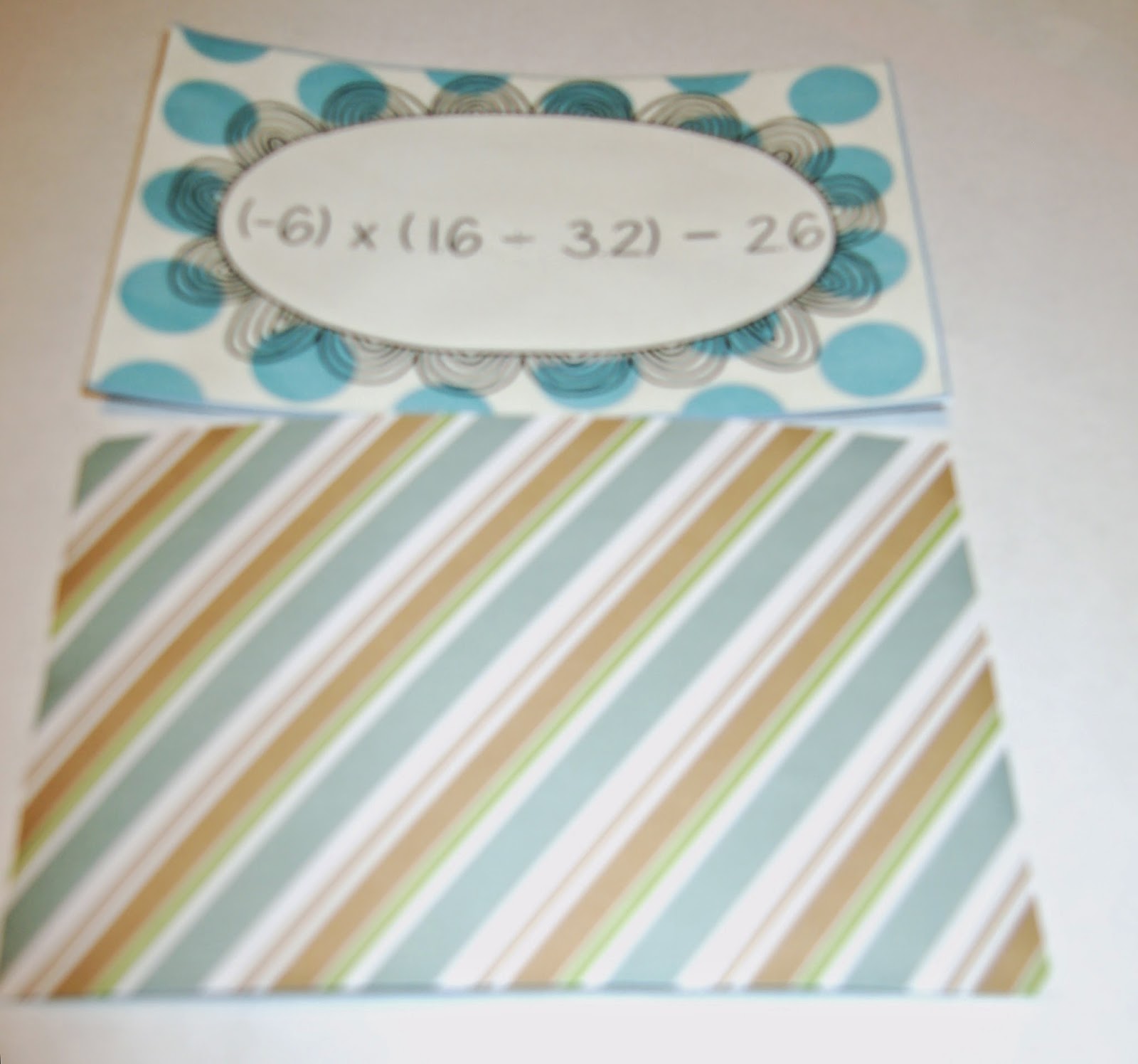 A Sea of Math: A Quick Way to Make Sets of Game Cards