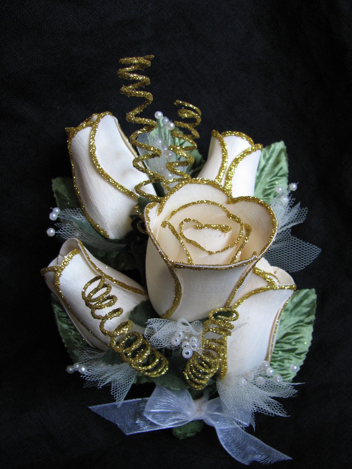 Wooden Roses from Camelot: 50th Wedding anniversary bling