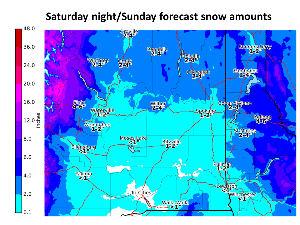 Inland Northwest Weather Blog: Snowy weather ahead