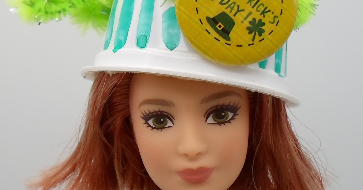 Happier Than A Pig In Mud: Recycled K-Cup St. Patrick's Day Hat for Barbie
