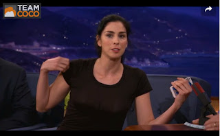 Celebrity iPhone Sightings: Sarah Silverman's iPhone 5 on Conan O' Brien