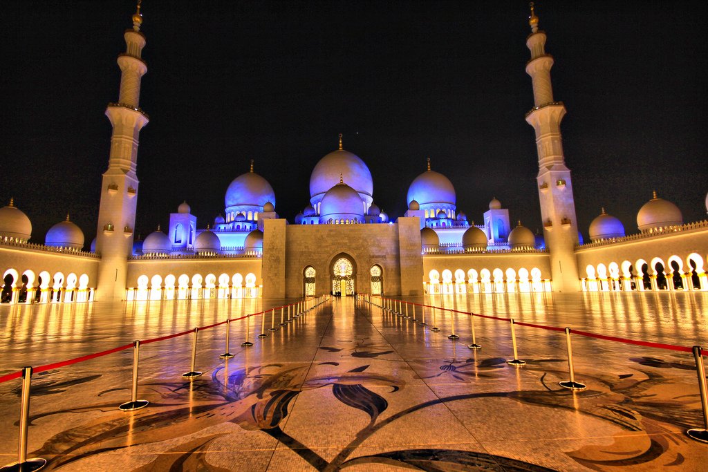 The world most beautiful places: Sheikh Zayed Grand Mosque: Abu Dhabi, UAE