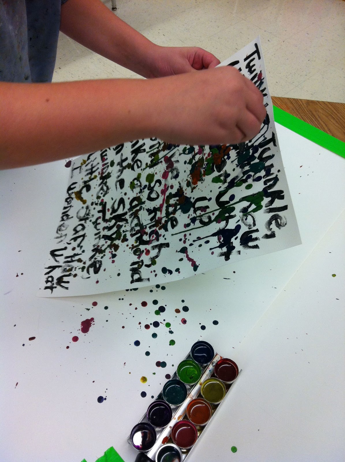 This Little Class of Mine: Large Painting With Words