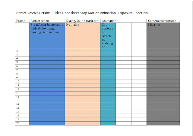 Stop Motion Animation: Dope Sheet Stop Motion Animation