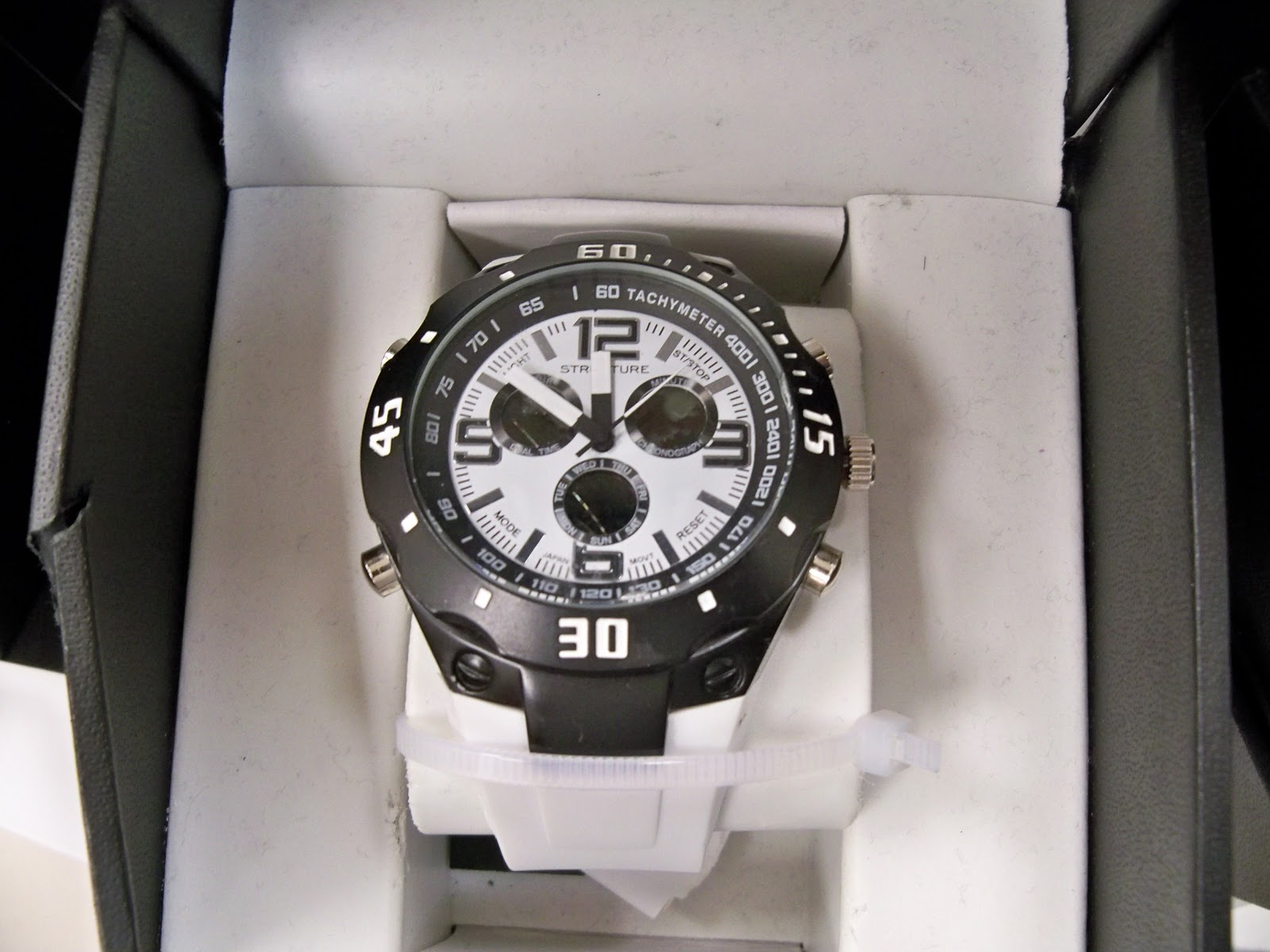 The Watch Dude: Structure Ana-Digital Watch in White