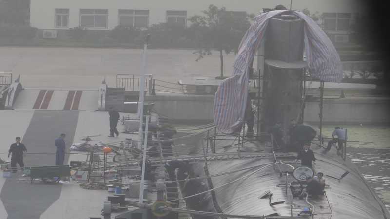 Chinese Type 039 Song Class Diesel Electric Submarine (SSK) in Hong ...