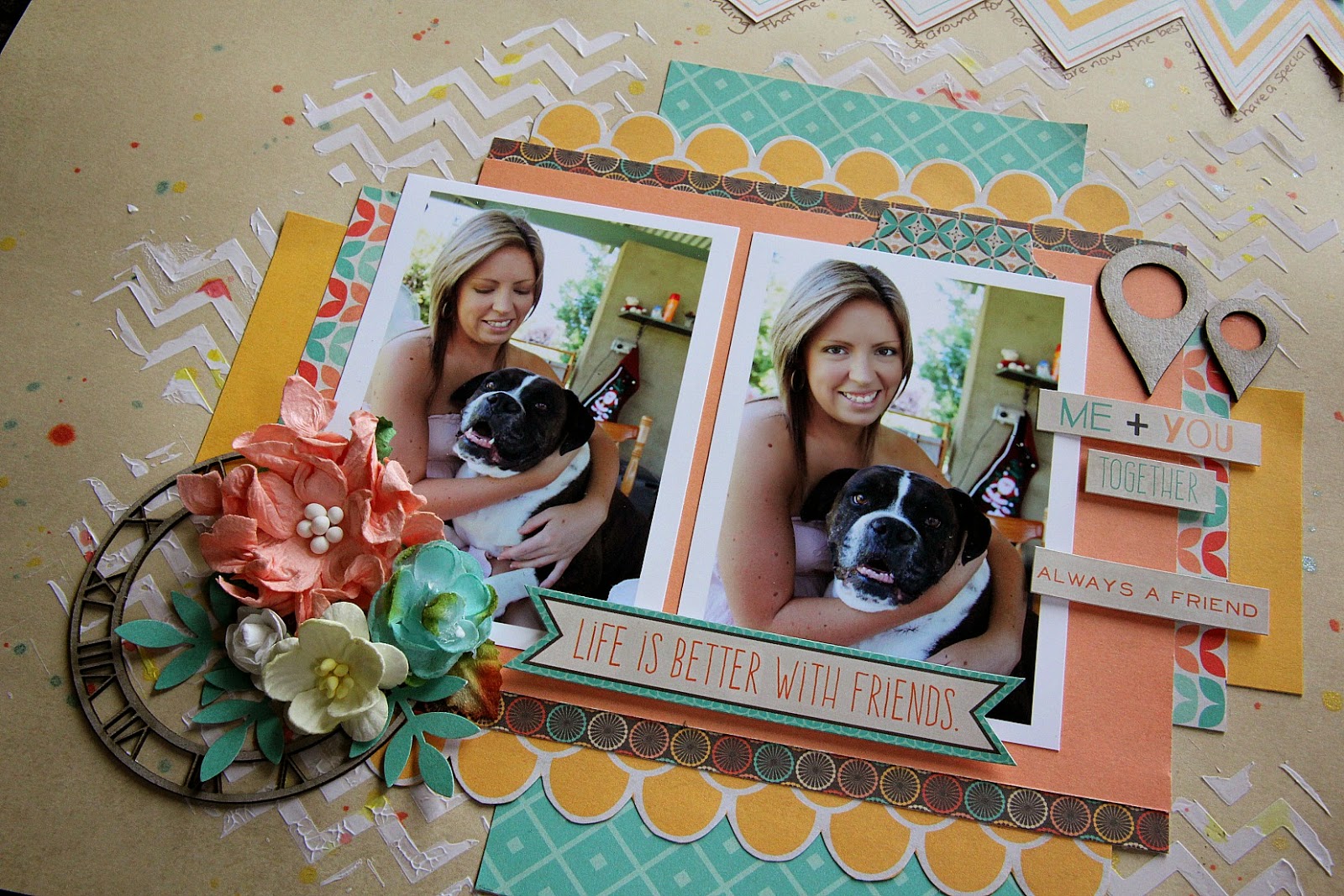 Lou's World: Fancy Pants "True Friend" for All About Scrapbooks