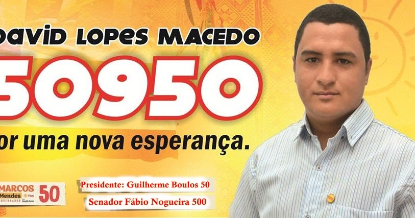 DAVID LOPES MACEDO - POR UMA NOVA ESPERANÇA: 23 RAZÕES PARA APOIA DAVID ...