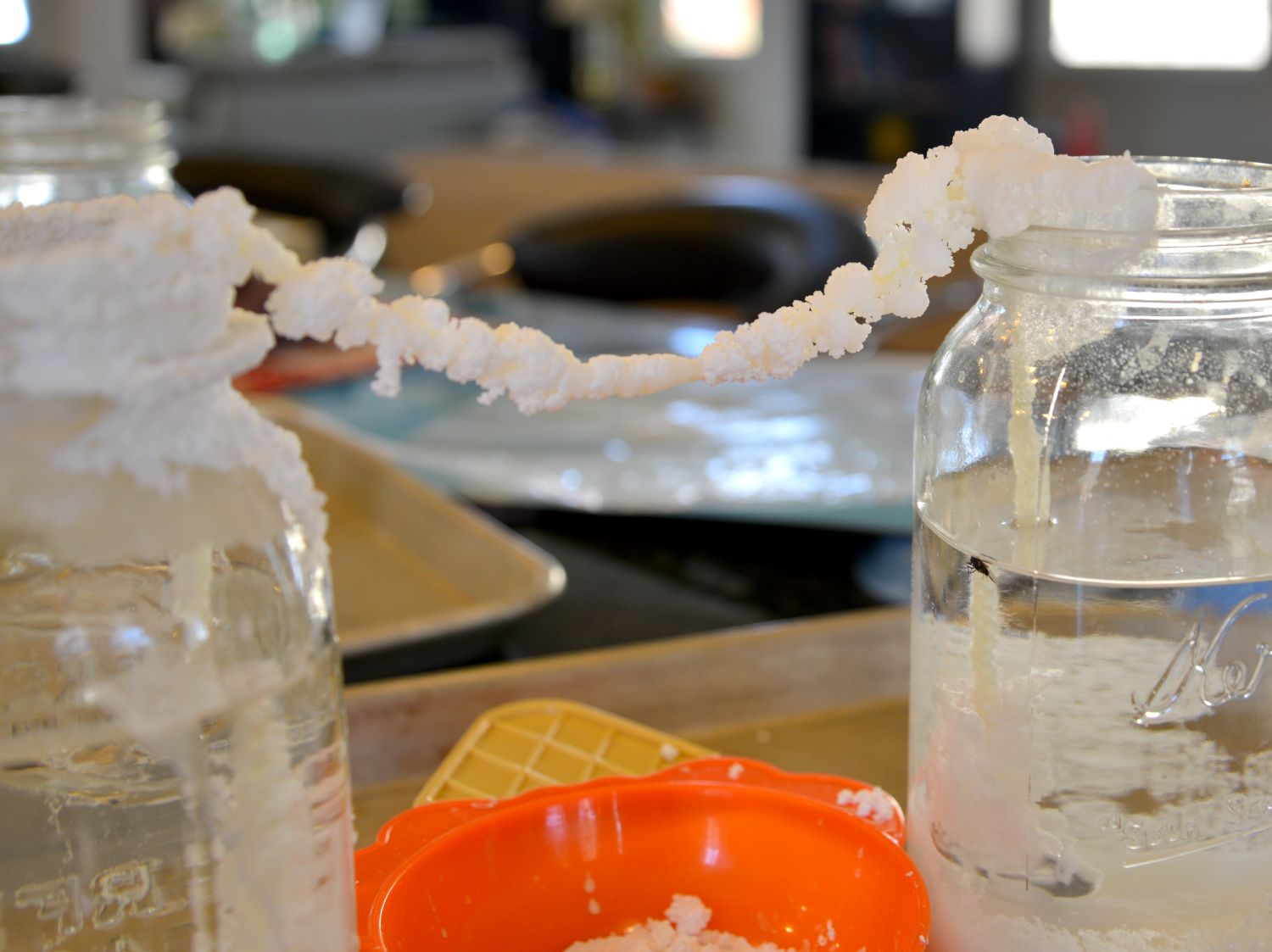 A school of fish: Cave Unit, and Making Stalactites