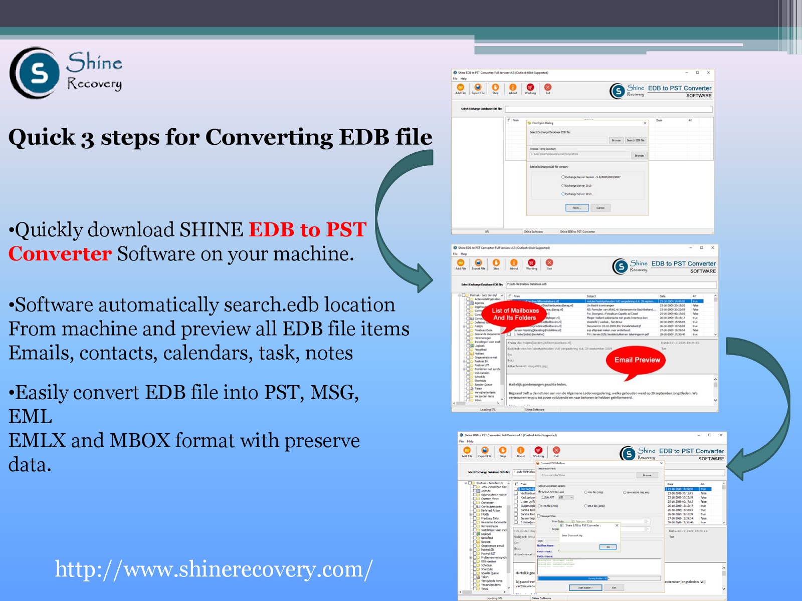 Best Exchange Recovery Software to Recover Corrupted Exchange EDB File to PST