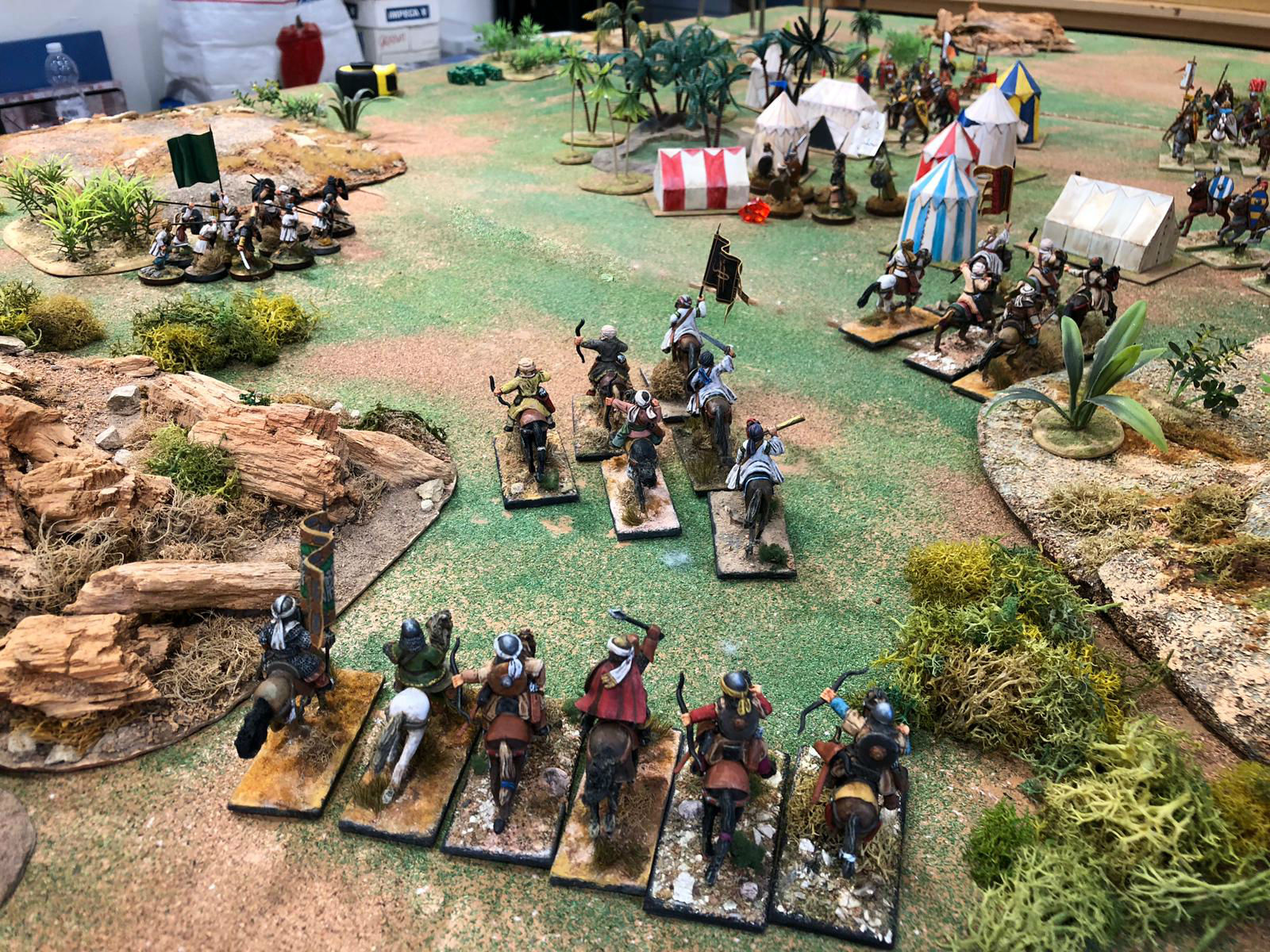 A wargame page: Lion Rampant - Ezio's tutorial game