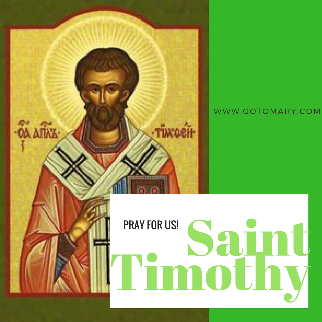 Saint Timothy - Go to Mary