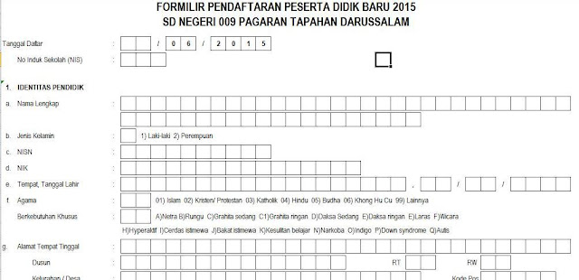 Aplikasi Penerimaan Peserta Didik Baru, Formulir Dapodik dan SKHU ...
