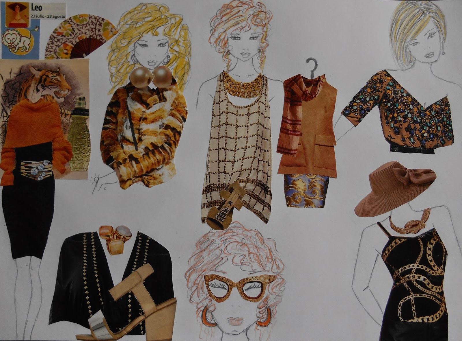 Missneuras: Calendario 2015 ( Collages de moda )